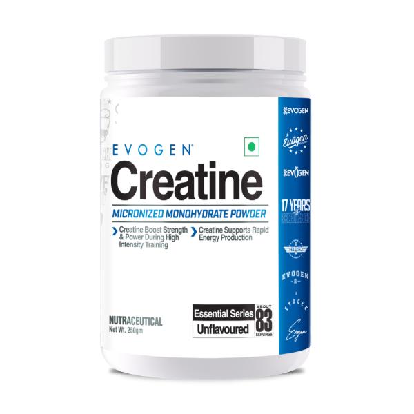 Evogen Creatine 250g Unflavoured – themuscleup.in